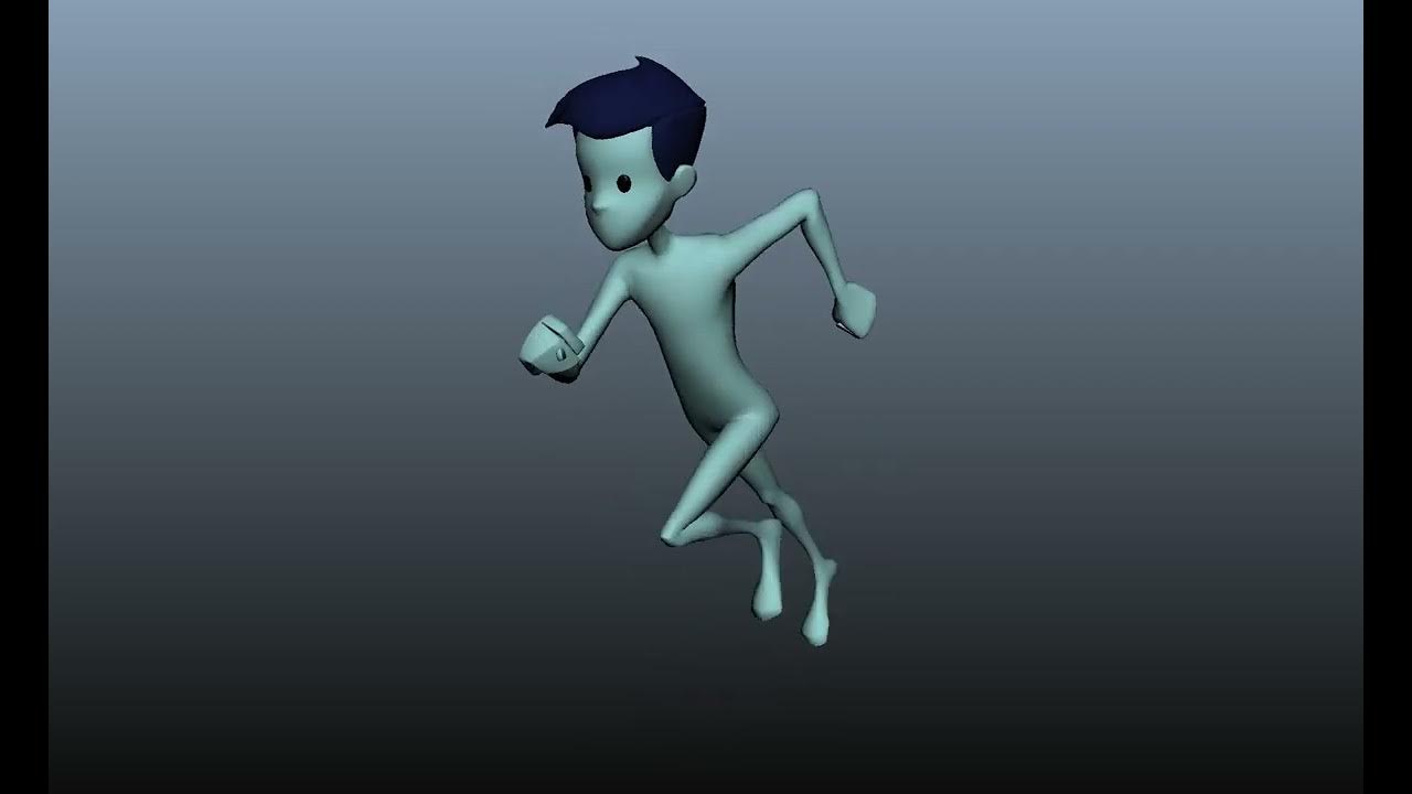 3d biped run cycle practice- advanced computer animation - YouTube