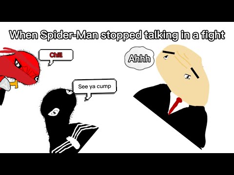 When Spider-Man stops talking in a fight - YouTube