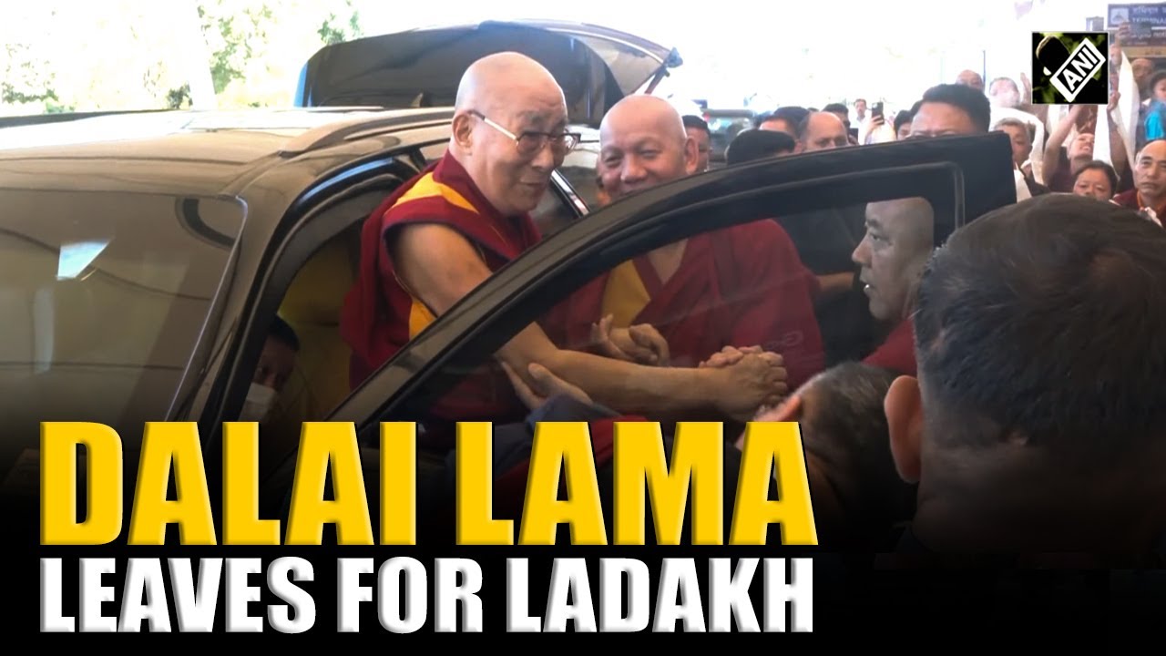 Dalai Lama departs for Ladakh, devotees overwhelmed with love and ...