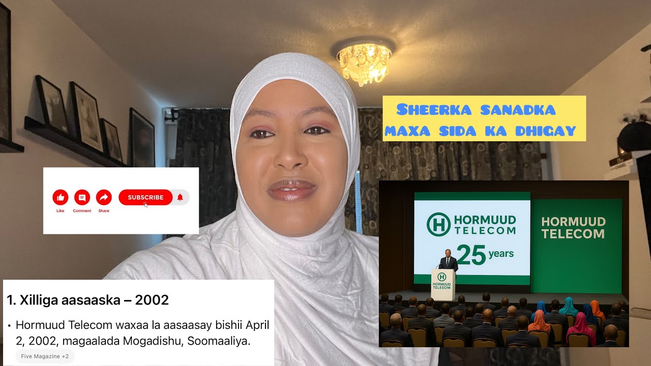 Hormud Telesom sheerka maxaa raqiisiyey? - YouTube