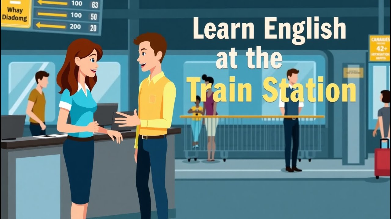 Learn English Through Train Station Situations | English Conversation ...