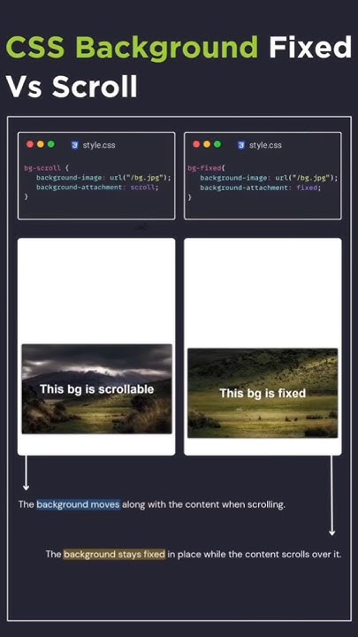 Css background fixed #trending #coding #webdesign #css #html #study #shorts@Shorts ...