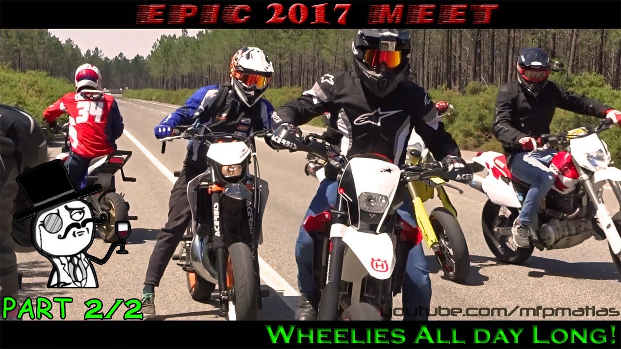 EPIC STREET RIDE Portuguese Meeting 2017 (Part 2/2) | Club DTR | STUNTS ...