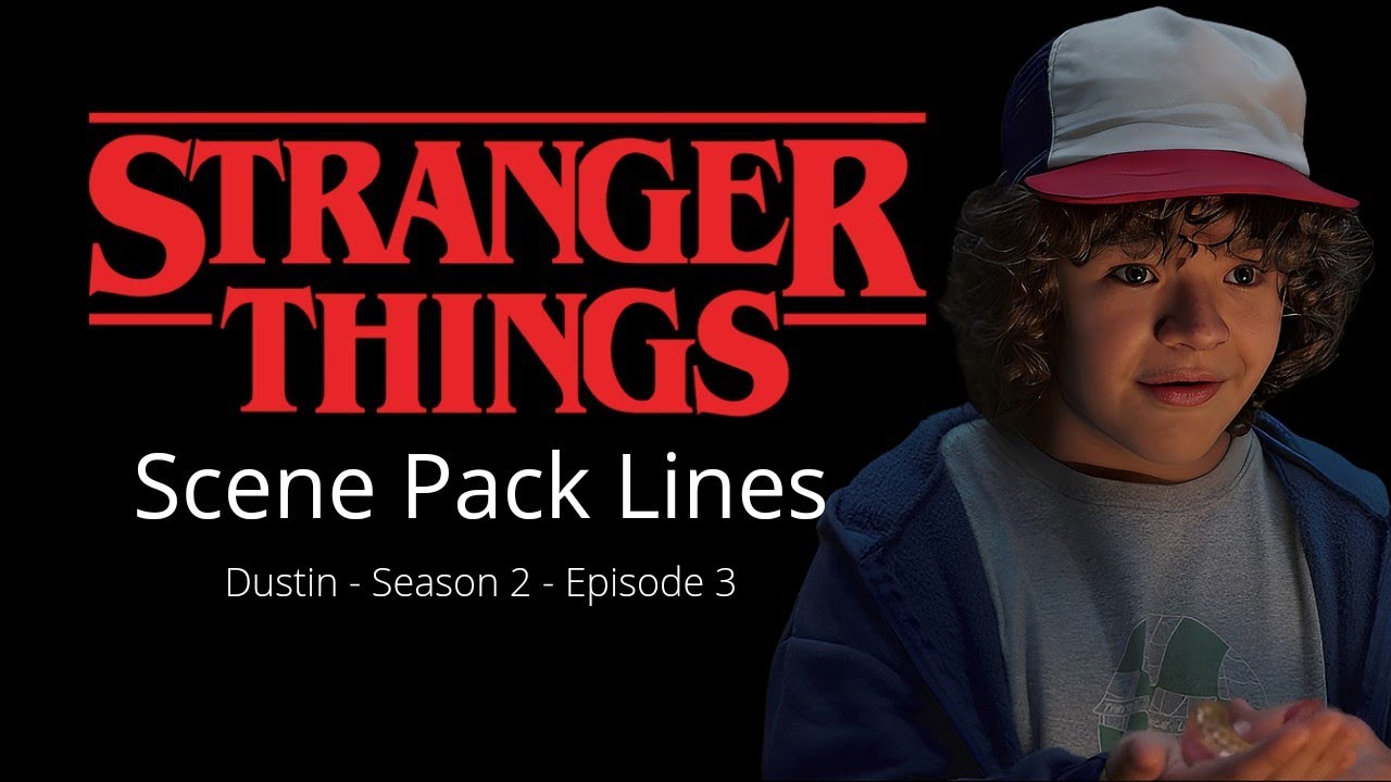 Scene pack Dustin - Season 2 - Episode 3 - Audio - Lines - YouTube