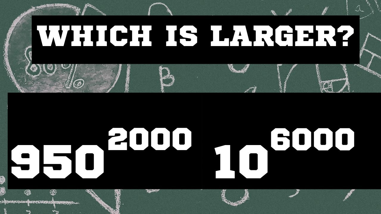 Which is larger? A difficult GRE question made easy. No calculator ...