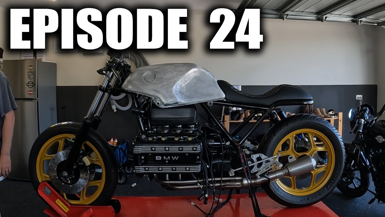 [EP24] BMW K100 Café Racer Build - Fuel Tank, Hoses and Fuel Pump - YouTube