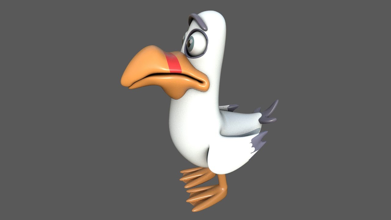 How to model a duck in 3d maya for beginners - YouTube