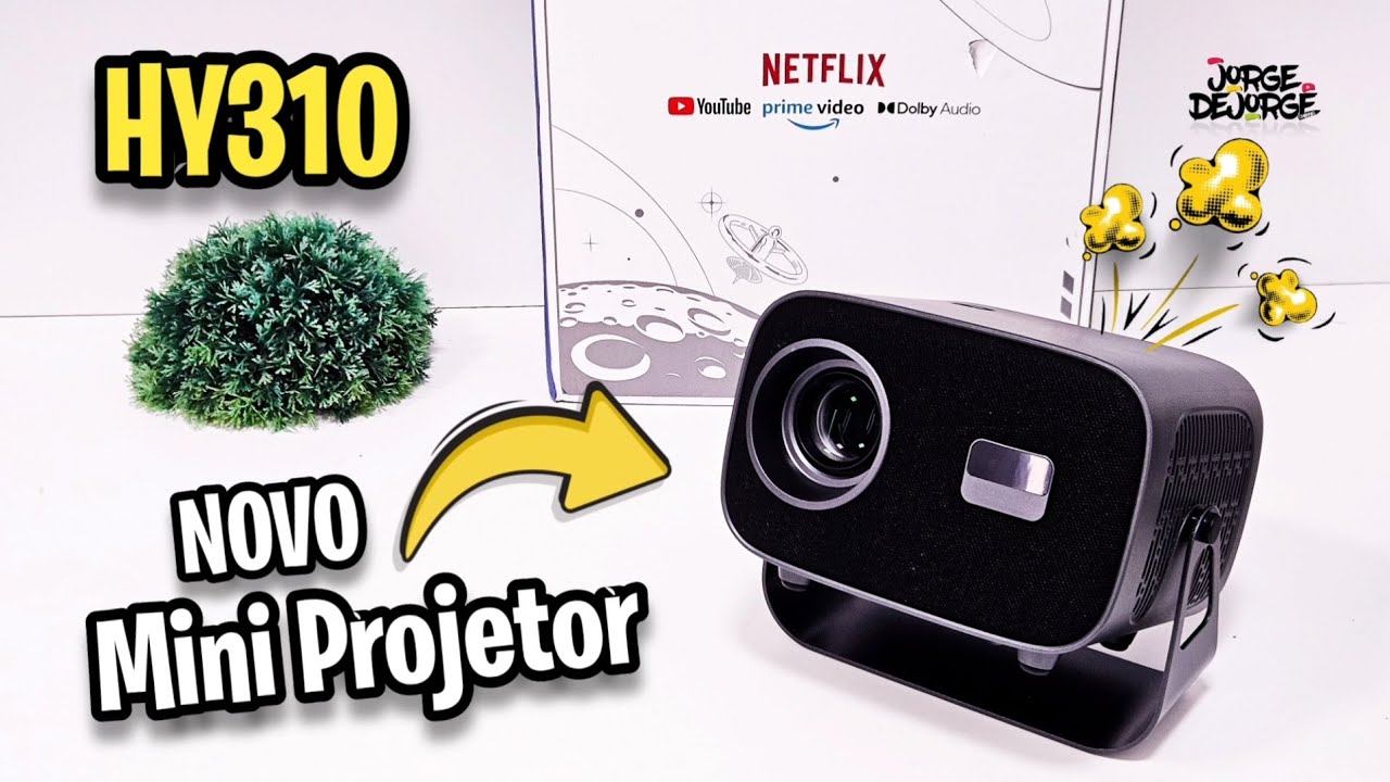 Novo HY310 - Mini Projetor Cinema em Casa 160 polegadas! 😎🍿 - YouTube