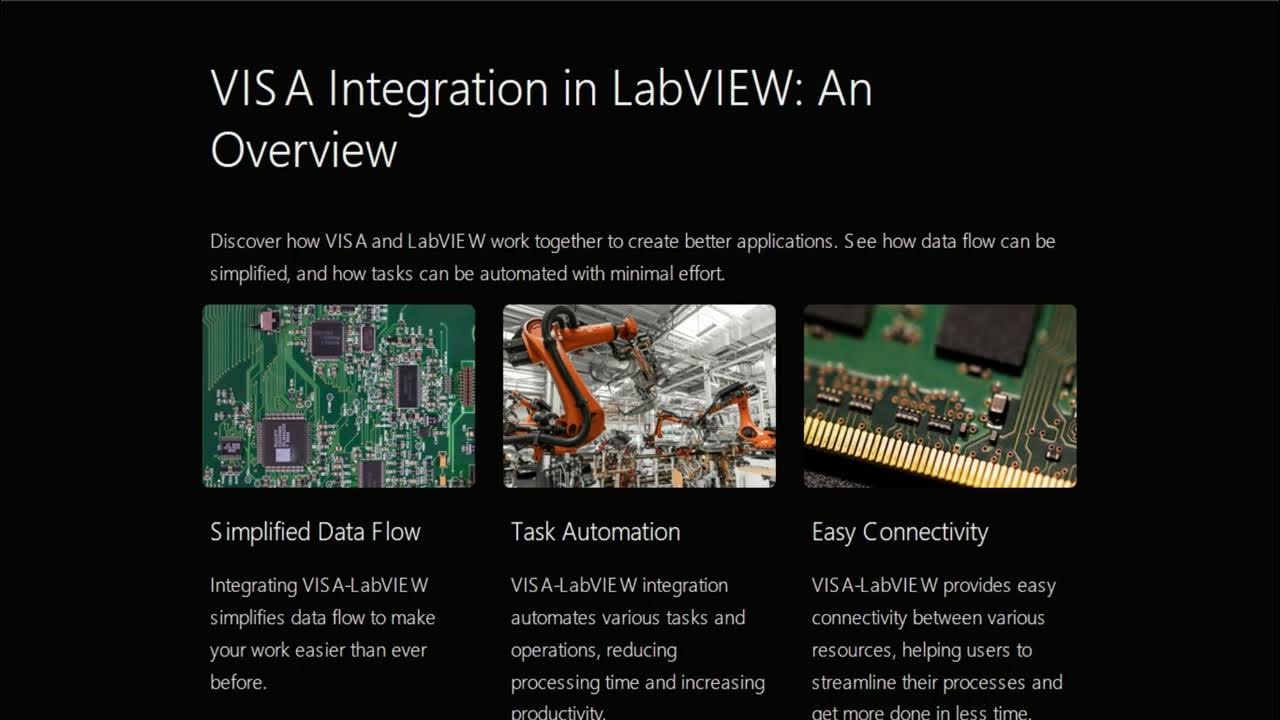 VISA Integration in LabVIEW - YouTube