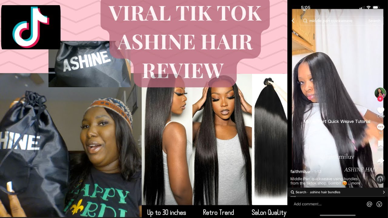 Viral Tik Tok Hair ( Ashine Hair) Review - YouTube