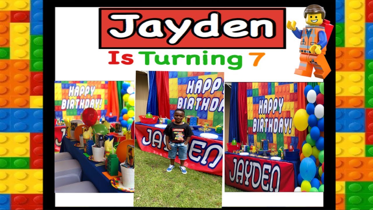 Jayden Turns 🥳7! LEGO Style - YouTube