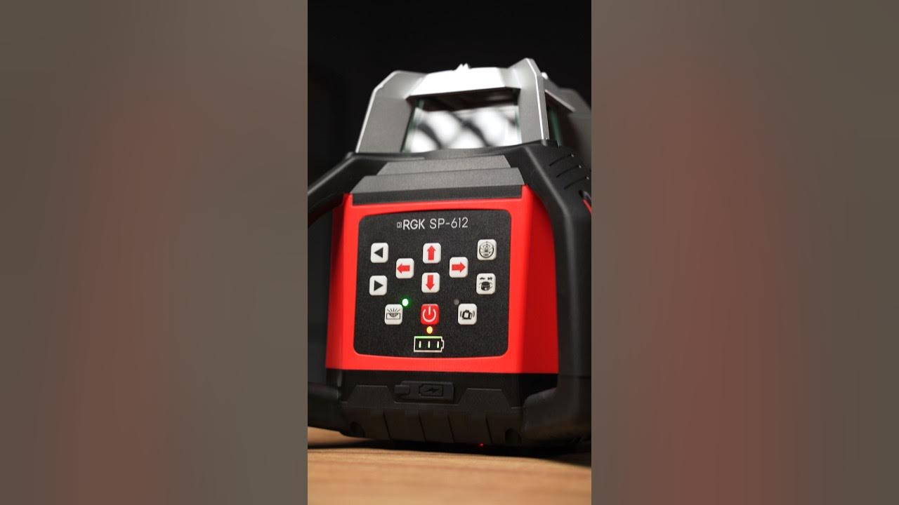 Ротационный лазерный нивелир RGK SP-612 #инструмент #стройка #tools - YouTube