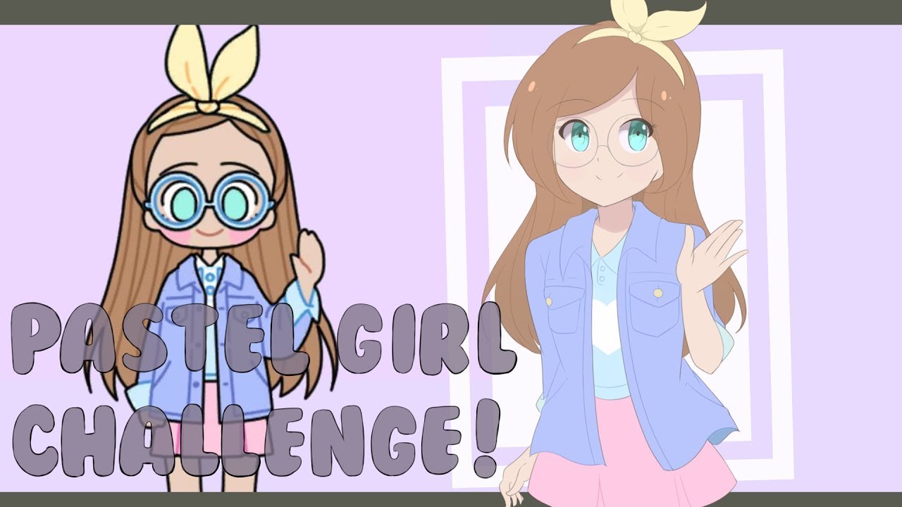Pastel Girl Art Challenge! - YouTube