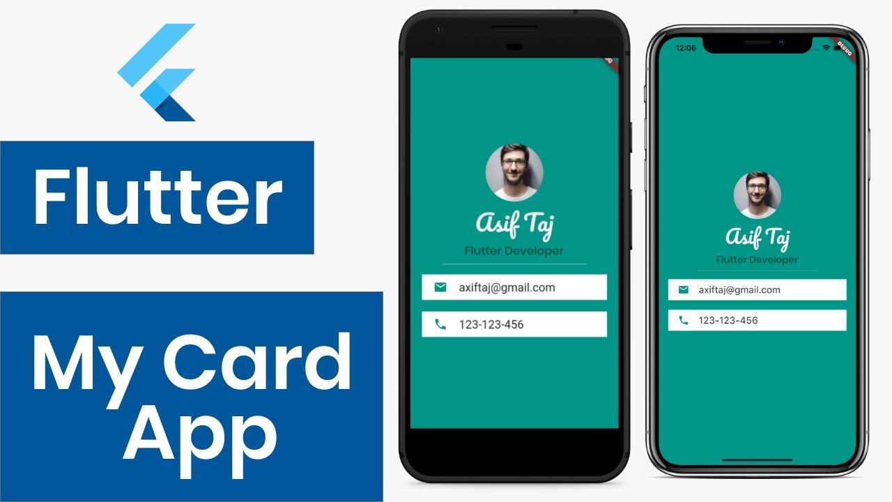 My Card App Flutter Ui Design How To Use Fonts In Flutter