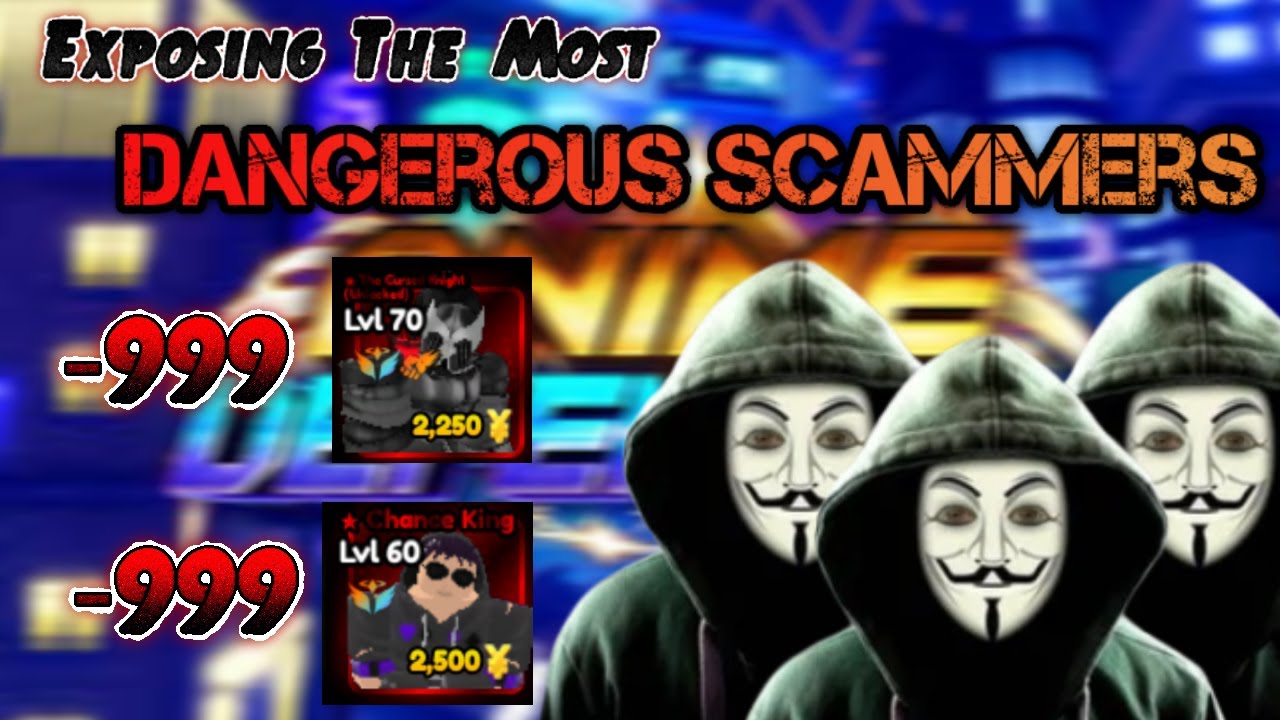 Exposing The Most Dangerous Scammers In Anime Defenders - YouTube