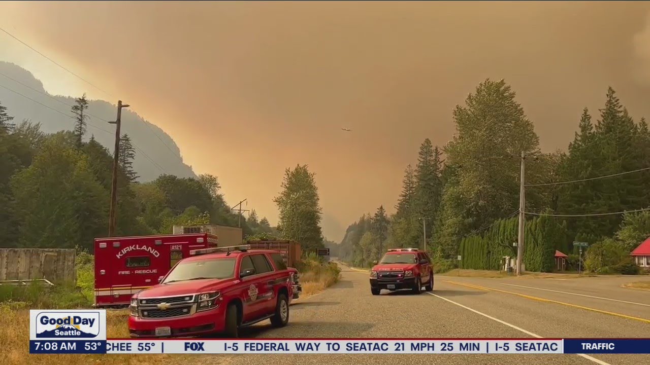 Wildfires burning in Western Washington Friday update | FOX 13 Seattle ...