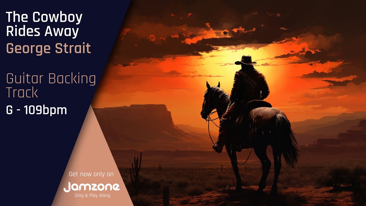 Guitar Backing Track | The Cowboy Rides Away - George Strait - YouTube