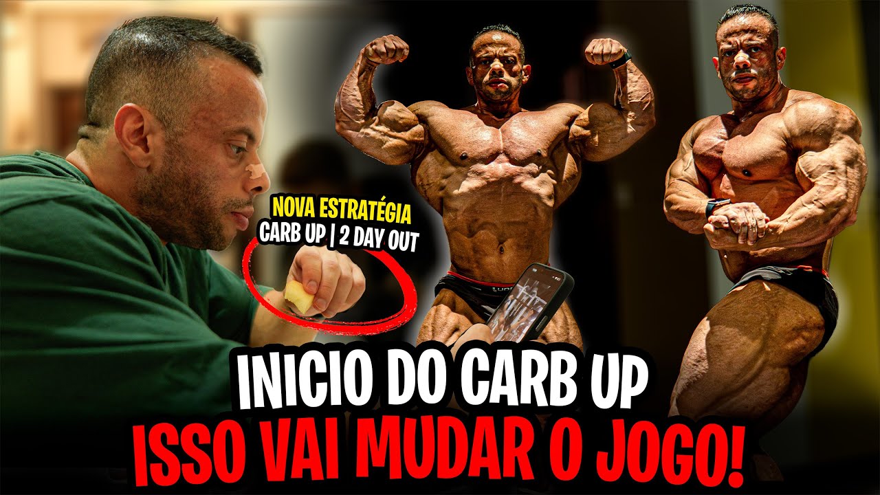 ESTRATÉGIA PARA O SHAPE MUDAR | CARB UP - 2 DAYS OUT - YouTube