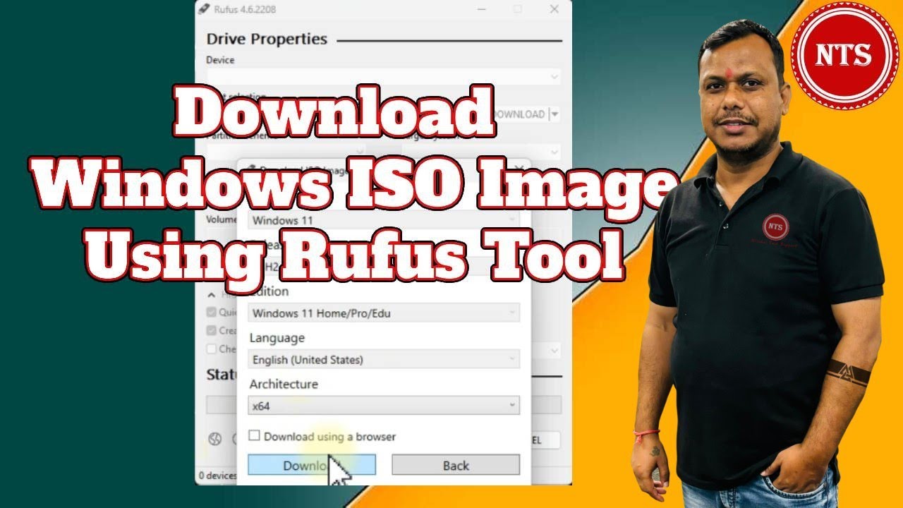 How to Use Rufus Tools to Download Windows ISO Image | Download Windows ...