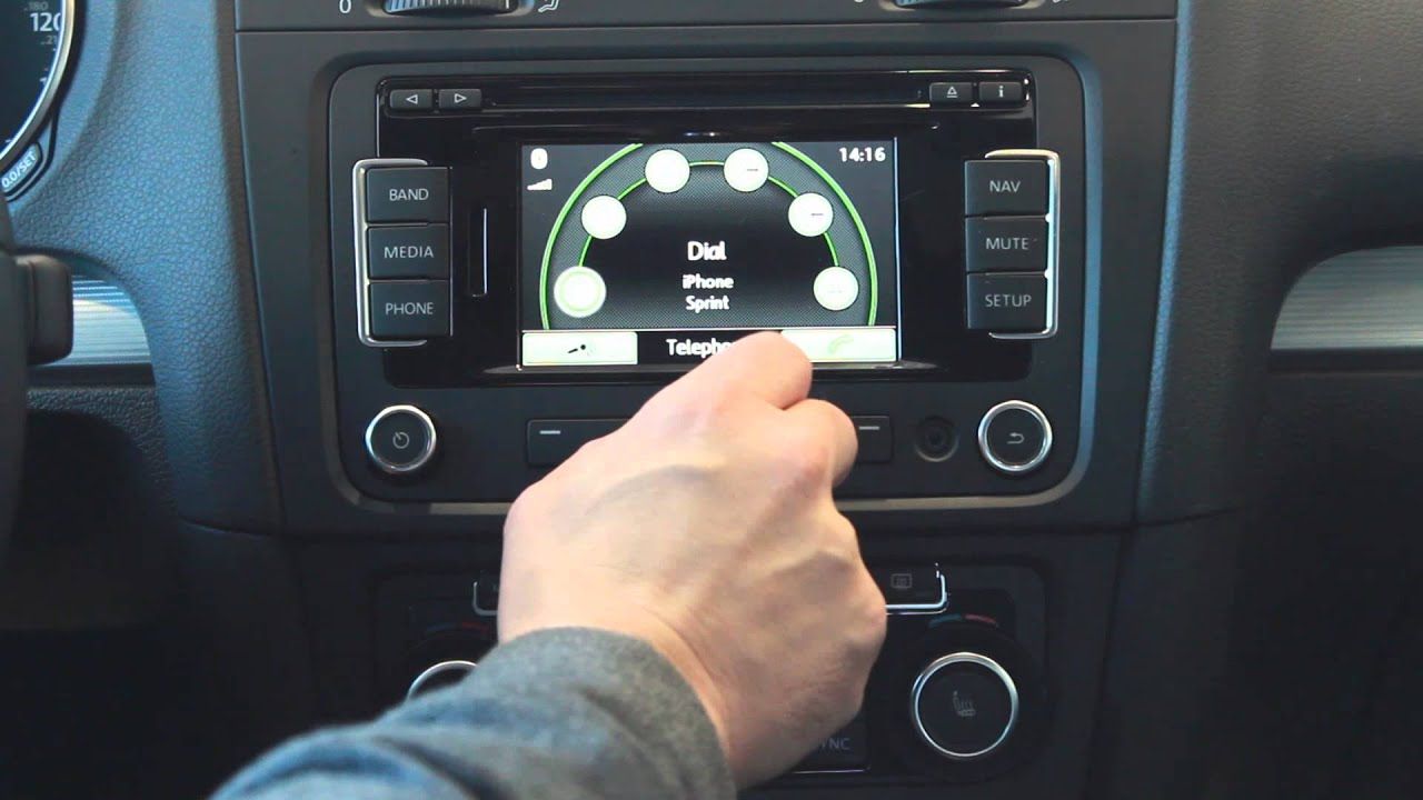 How To Connect Your Phone To Your Volkswagen Stereo - YouTube