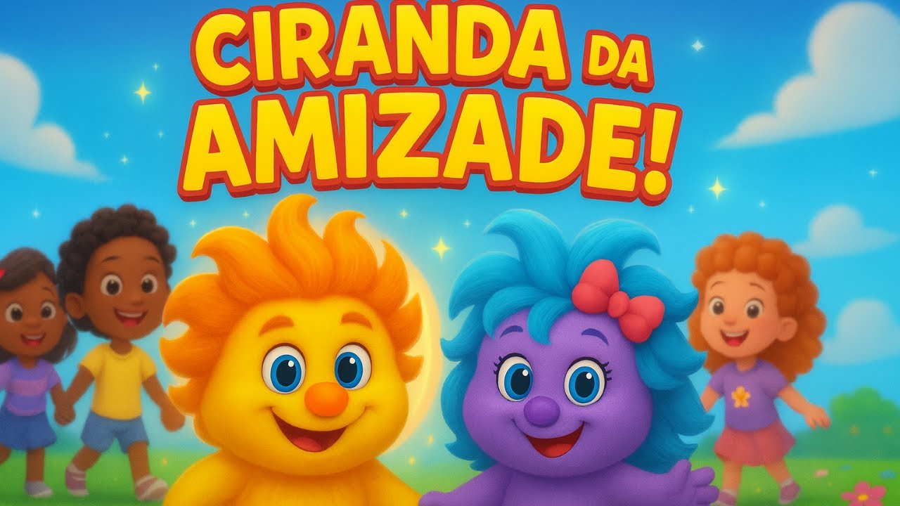 Ciranda Cirandinha com Plunct e Plact! 🌟 A Ciranda Mágica da Amizade ...