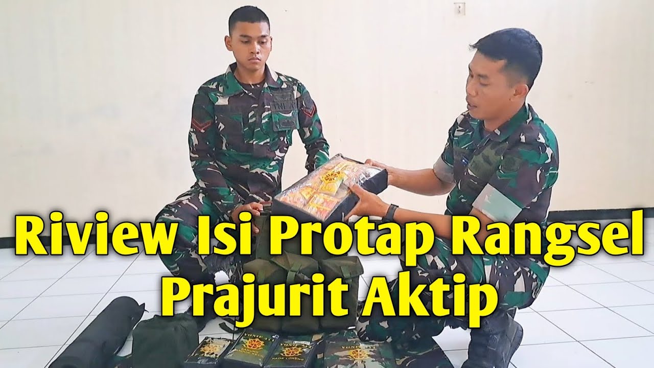 Riview Isi Protap Rangsel Prajurit Aktip #tentara #tni # ...