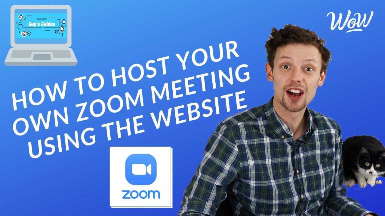 Guy's Guides for Seniors: How to Host your own Meeting on Zoom using ...