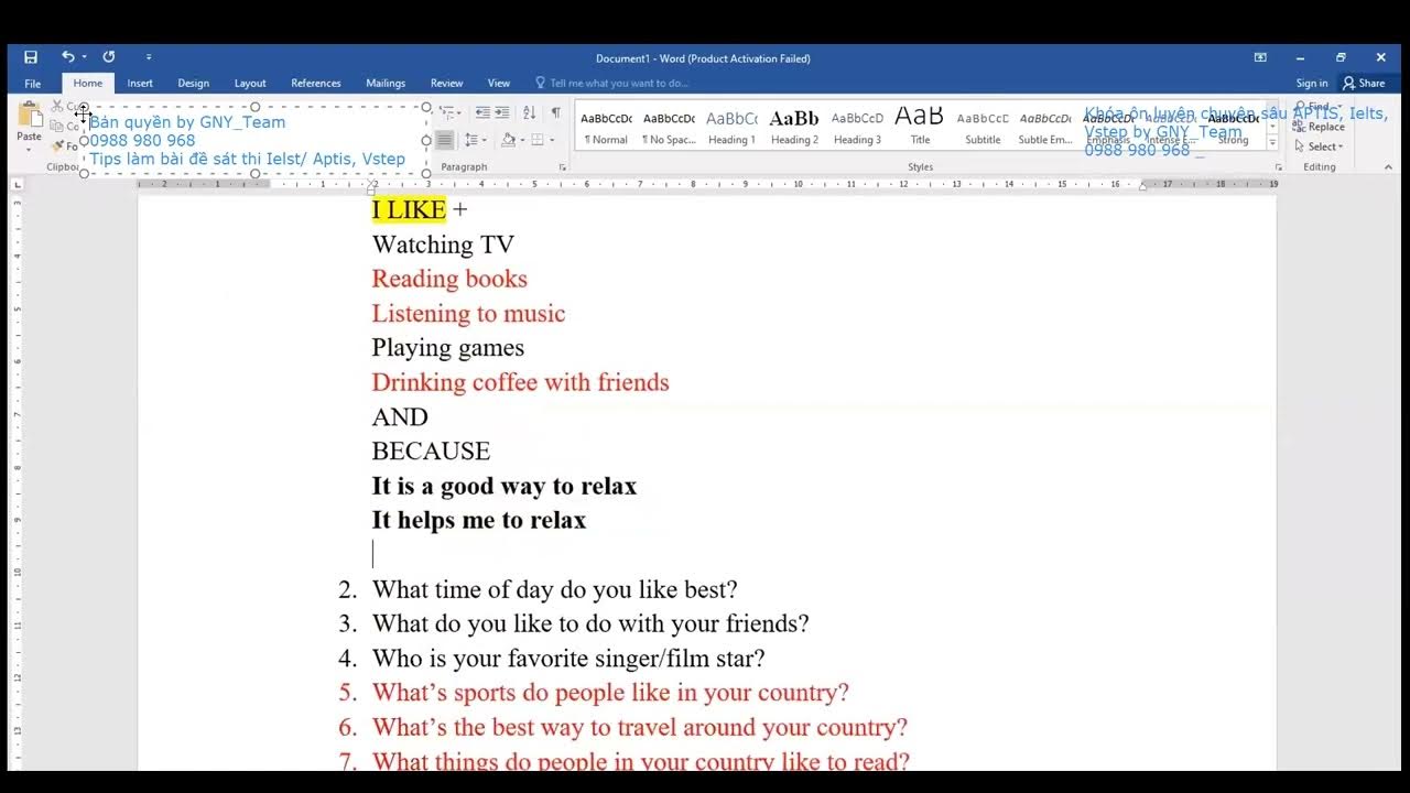 Tips Speaking P4 - YouTube