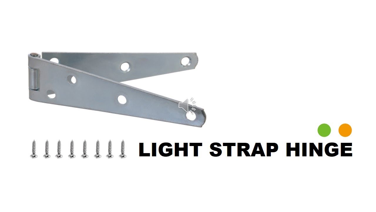 Light Strap-Hinge 5 inch Great for Doors and Gates | HOWTOOL Hardware ...