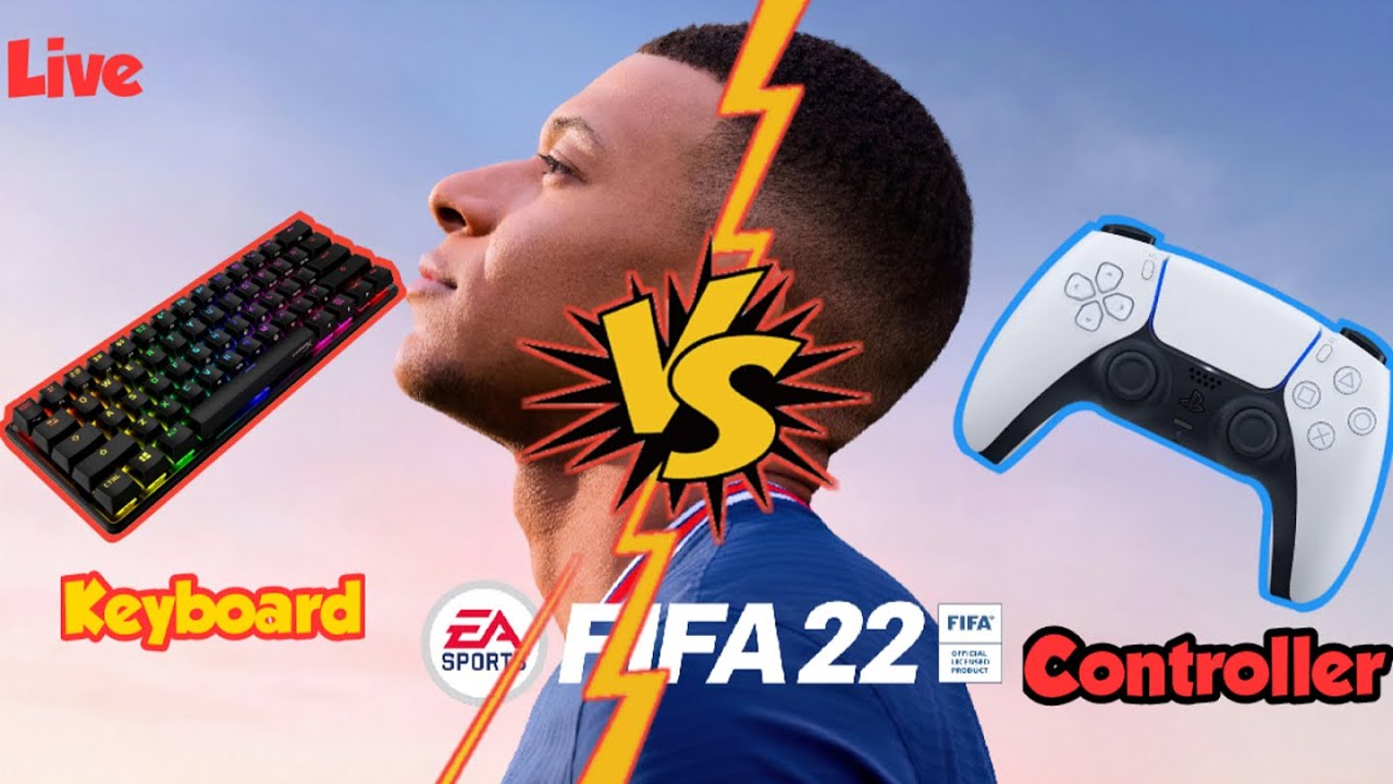 Lets see who wins? Keyboard vs controller ! FIFA 22 live - YouTube