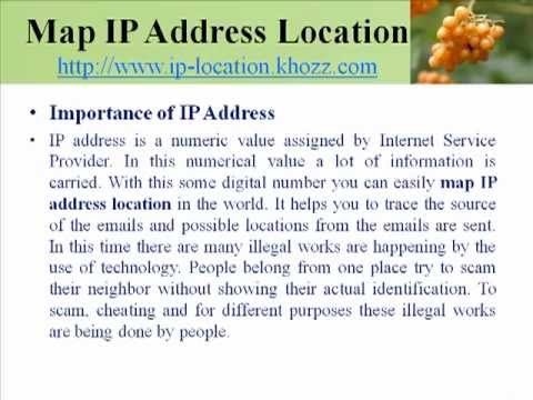Map IP address location - YouTube