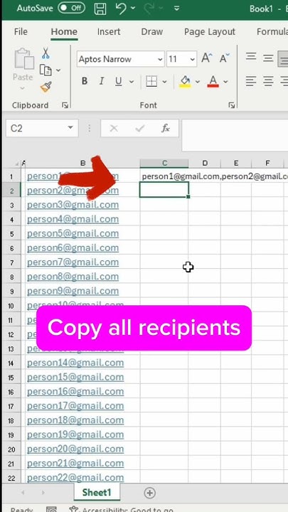 How to send multiple emails from excel,Send Bulk Emails to Recipients - YouTube