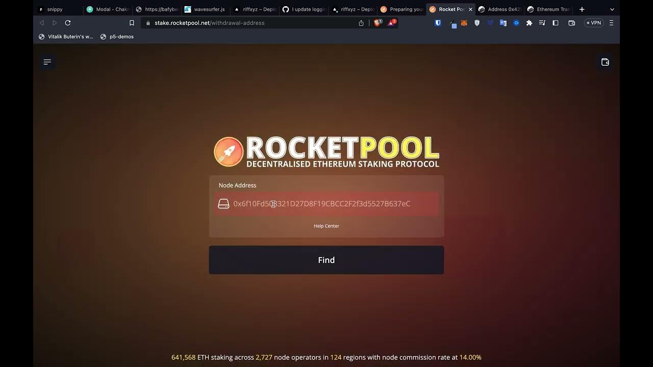 Registering Your Node with the Network using Rocketpool on Ethereum Mainnet - YouTube