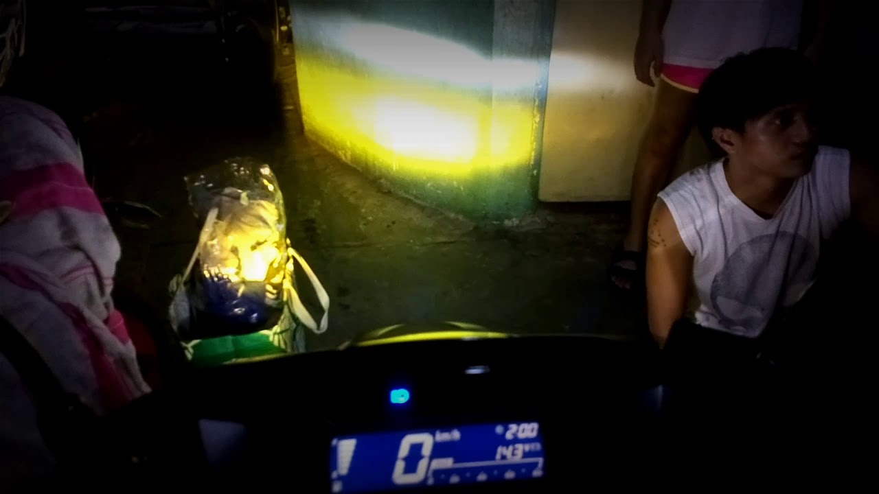 Honda Click 125 GC MINI DRIVING LIGHT AND SHIFTING UNDERGLOW - YouTube