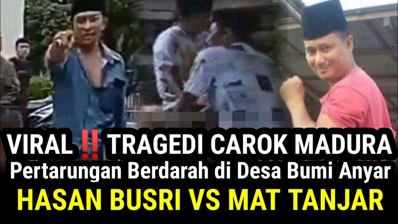 VIRAL‼️Tragedi Carok Madura: Pertarungan Berdarah di Desa Bumi Anyar ...