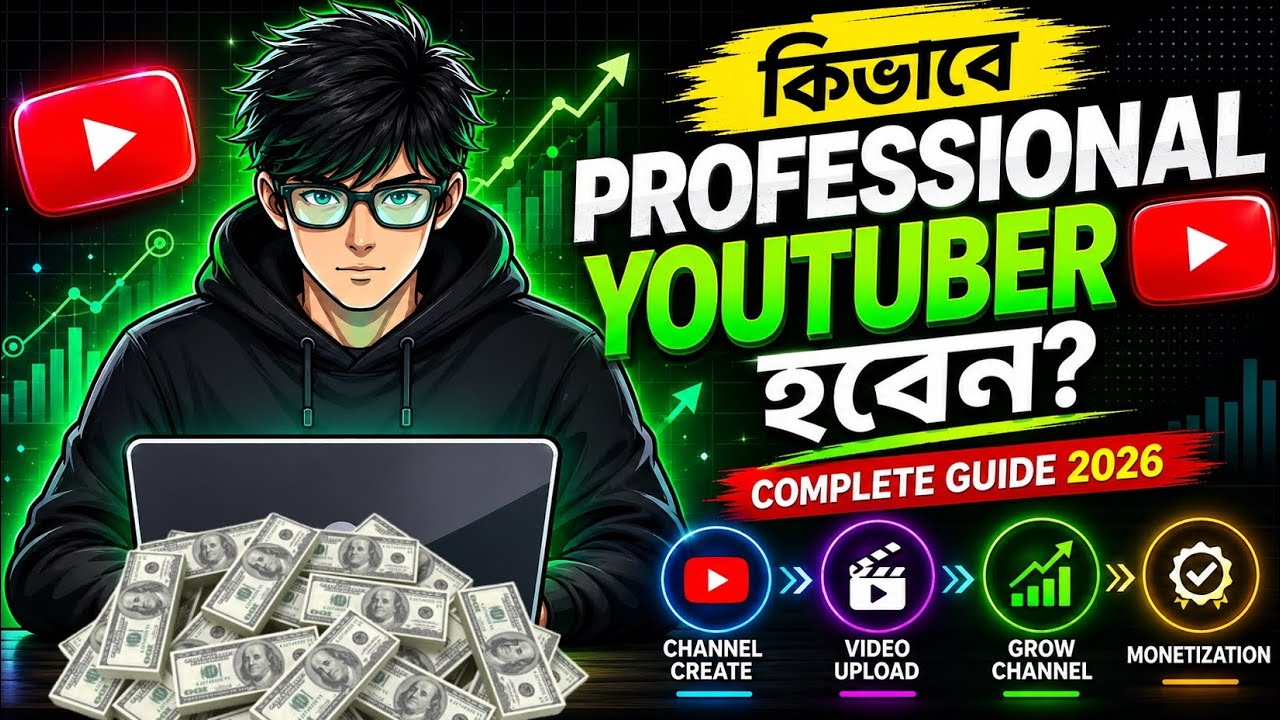 কিভাবে Professional YouTuber হবেন 🤯 | YouTube Channel Grow ...
