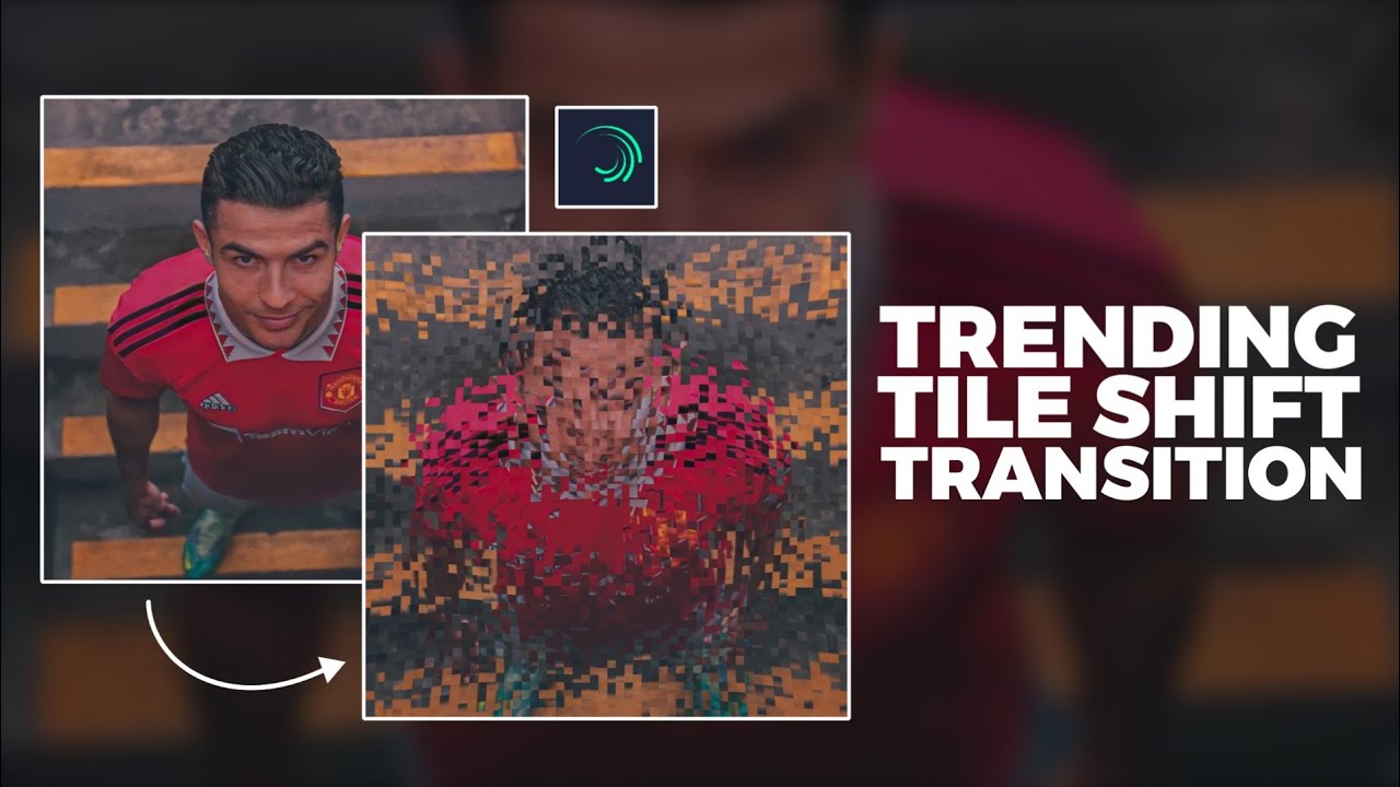 TILE SHIFT TRANSITION \ - free xml preset | alight motion - YouTube