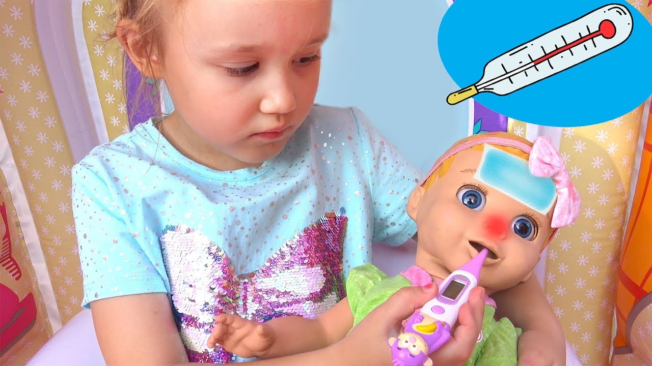 Sick song - nursery rhyme about how to help a sick doll | Stories for ...