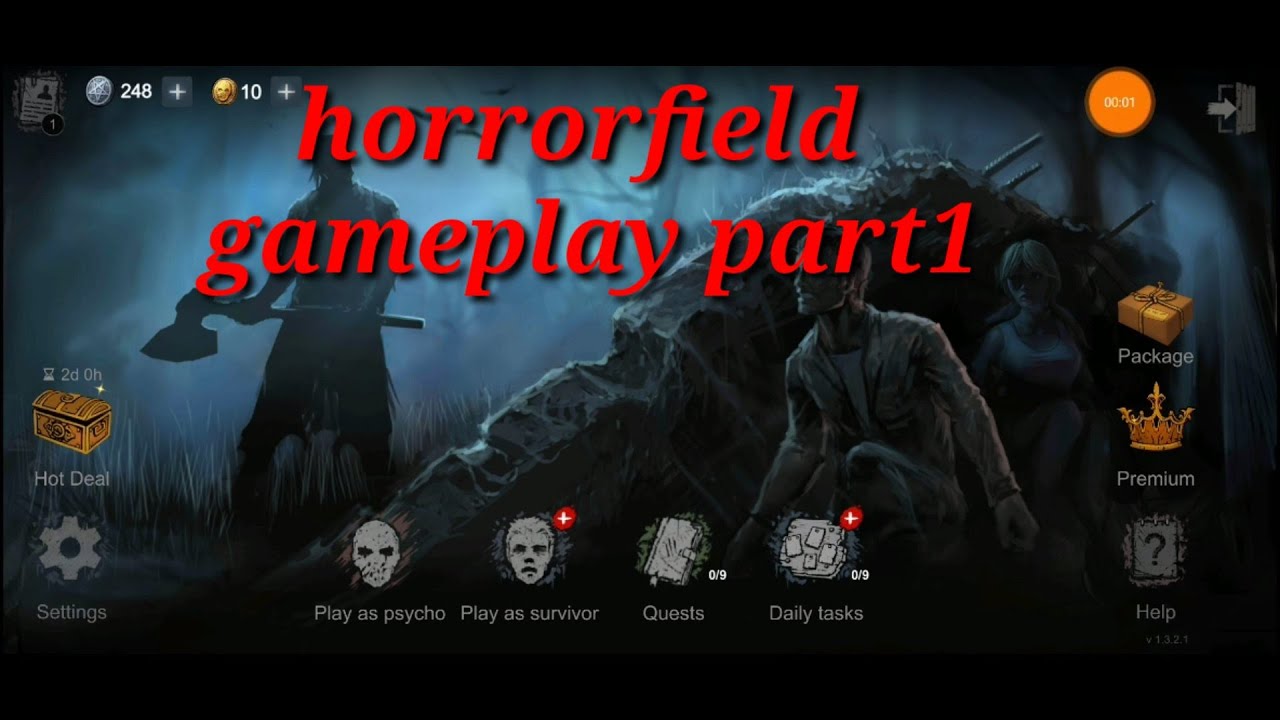 Horrorfield multyplayer survival horror game funny gameplay (🤣🤣) #part1 ...