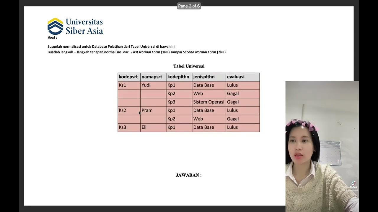 Tugas sistem basis data_universitas siber asia - YouTube