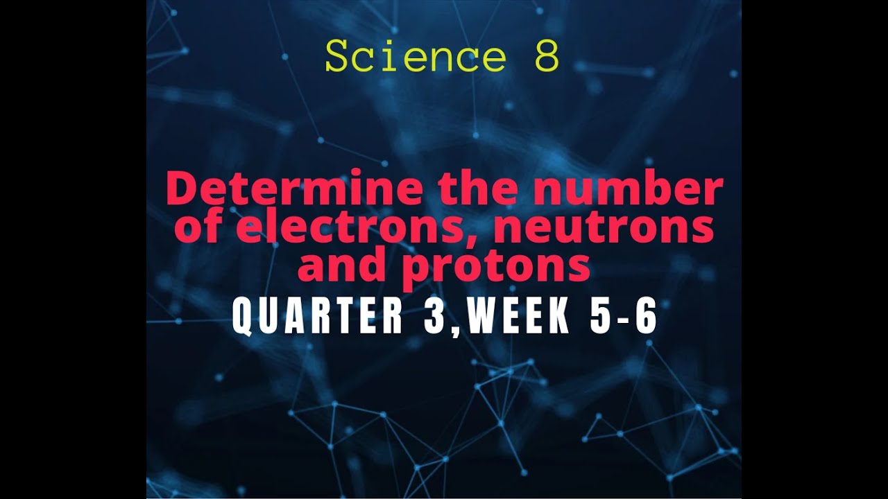 How to determine the number of electrons, neutrons and protons(Tagalog version tutorial) - YouTube