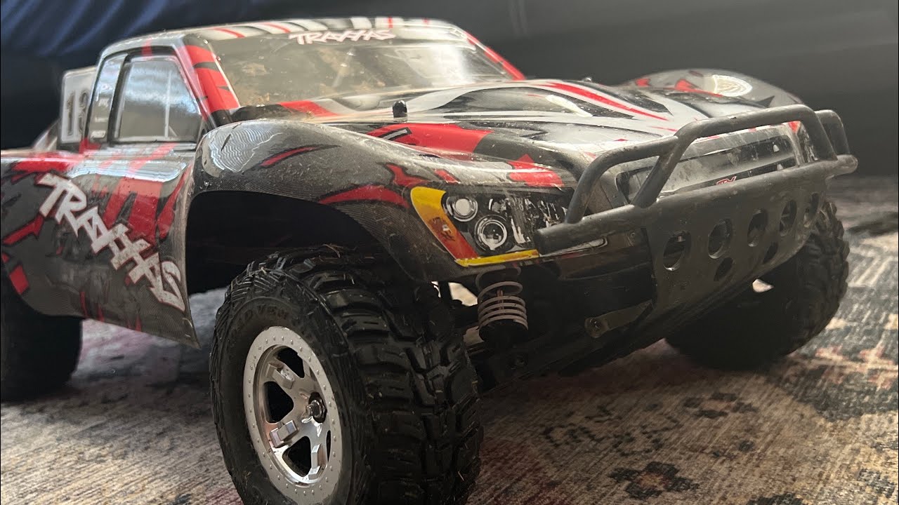 mini off roading in traxxas Rc 2wd - YouTube