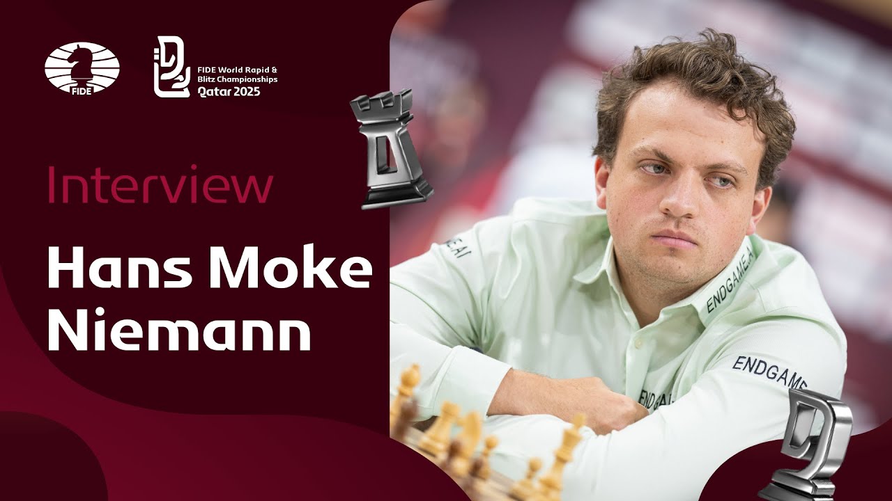 Interview with 🇺🇸 Hans Moke Niemann | Day 2 | FIDE World Rapid ...