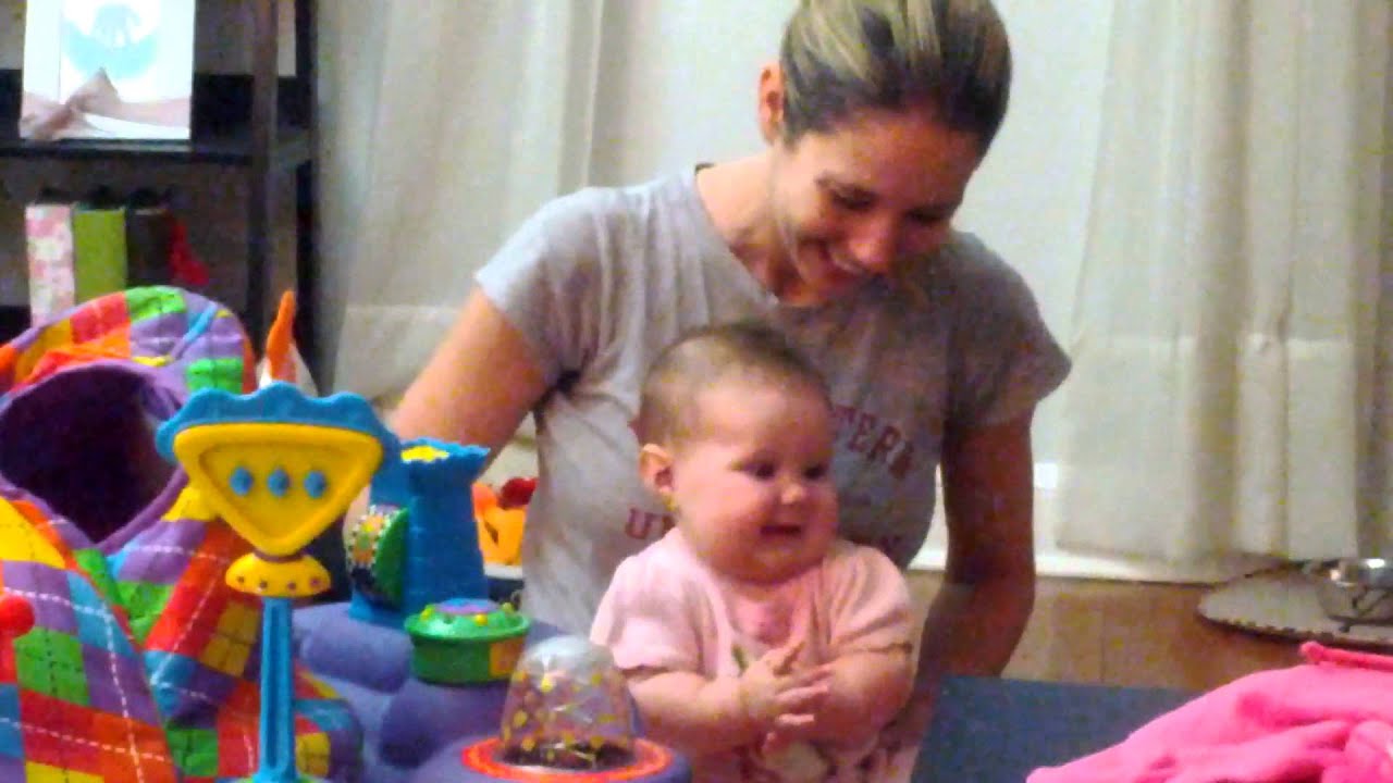 Baby Girl Clapping for the First Time - YouTube