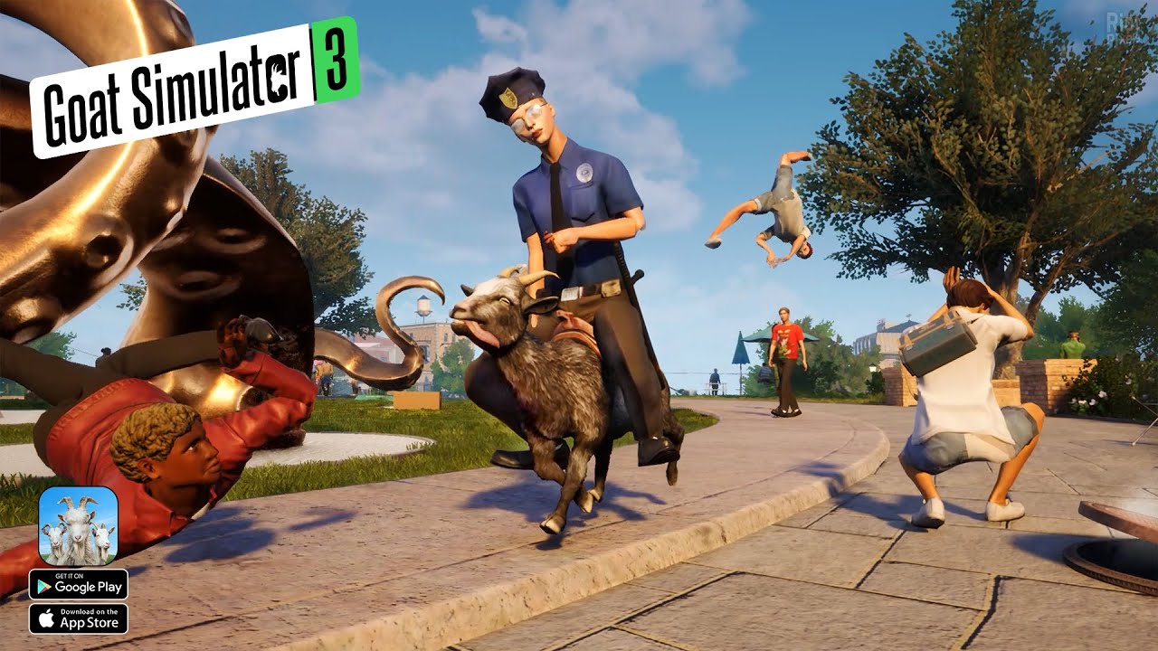 Goat Simulator 3 Mobile Launch Gameplay | Android, iOS - YouTube