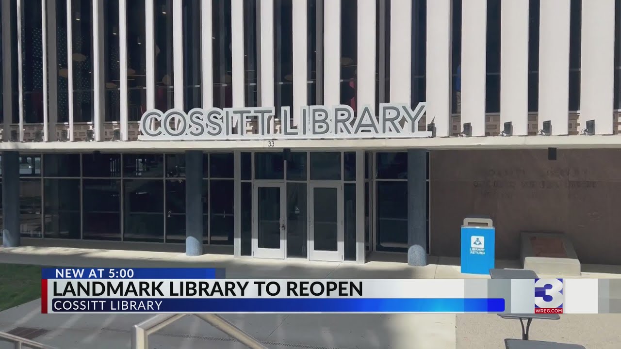Cossitt Library reopens after renovations complete - YouTube