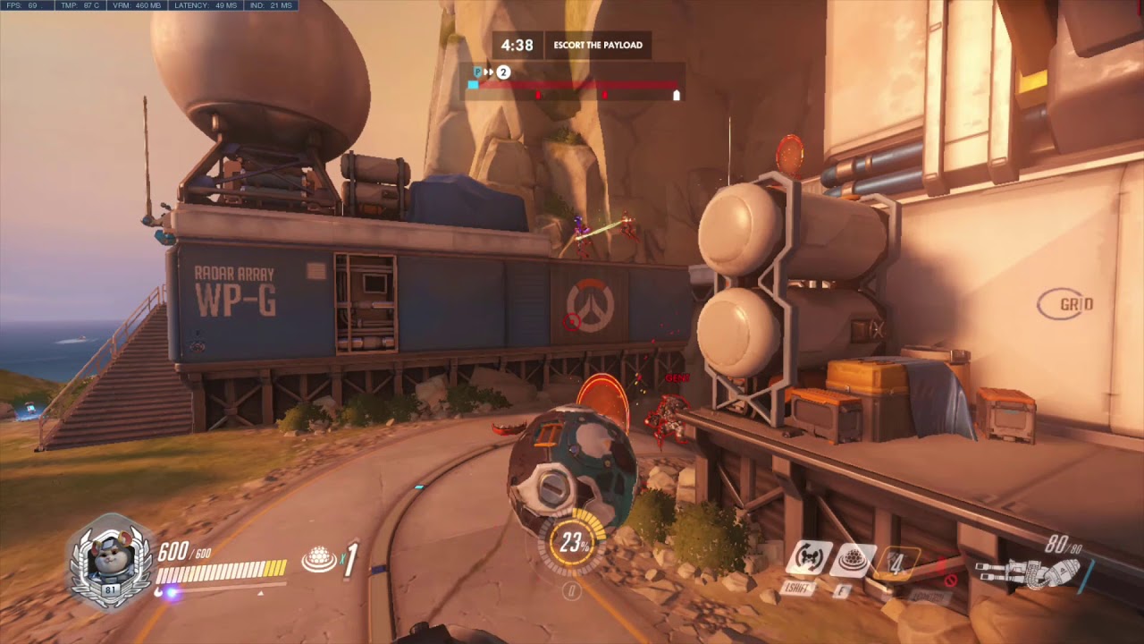 How to play a distracting wrecking ball - Overwatch - YouTube