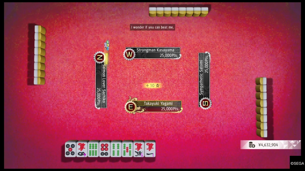 Judgment - Mahjong Three color straight - YouTube