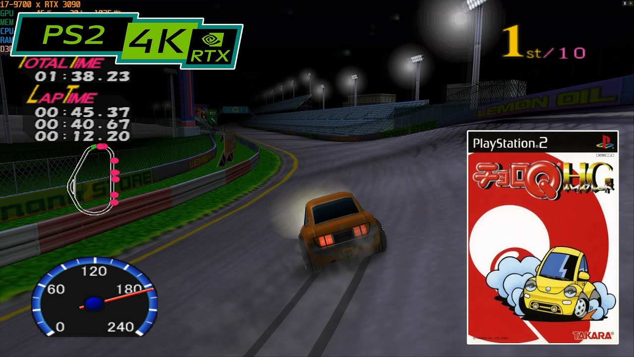 Choro Q HG 4 / RTX 3090 4K / PS2 emulator PCSX2 - YouTube