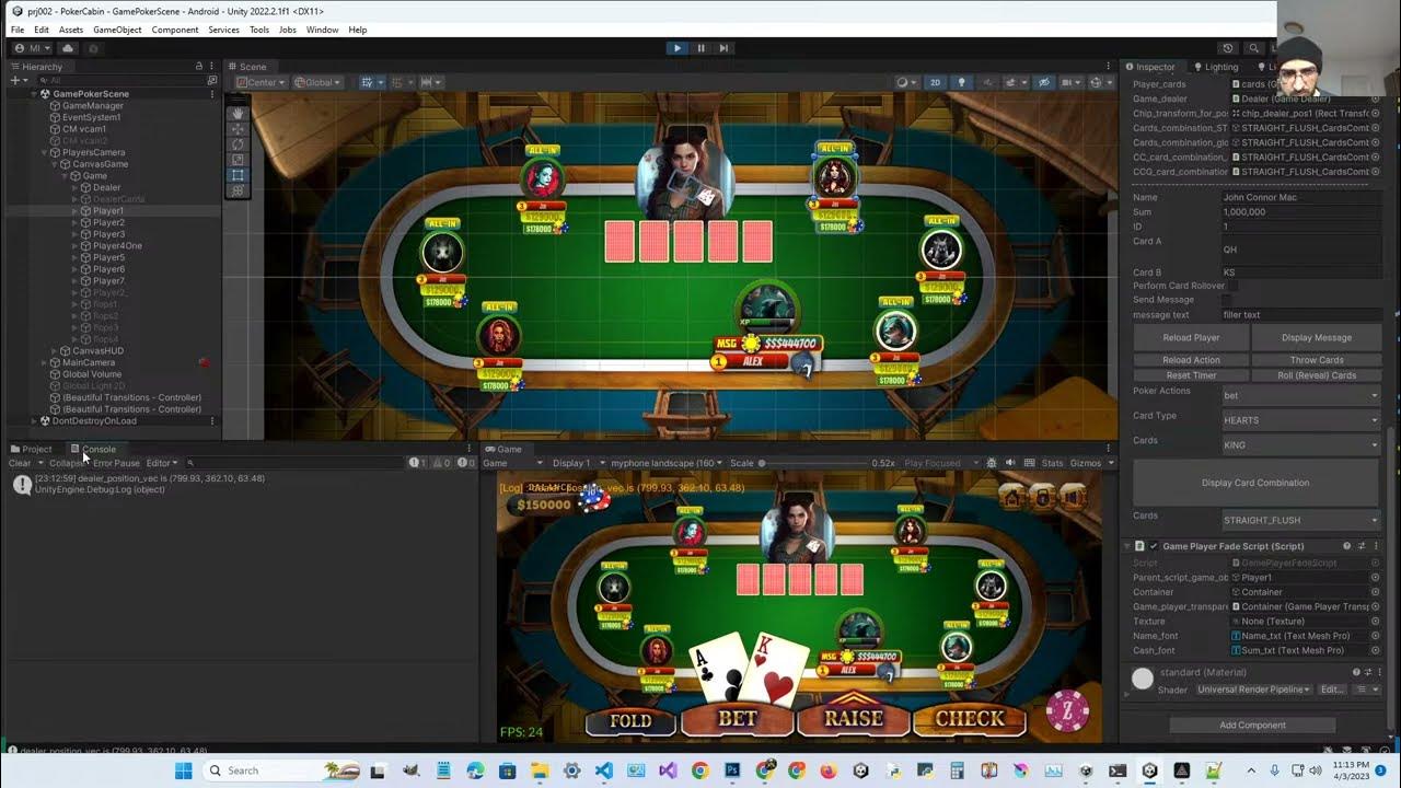 The Ultimate Guide To Creating A Texas Holdem Poker Game in UNITY - Episode 60 - YouTube